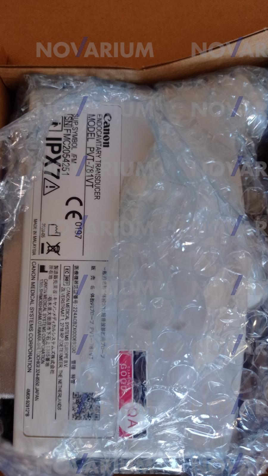 Toshiba PVT-781VTE - Ultrasound Probe - Endocavitary - Aplio 300 - Novarium