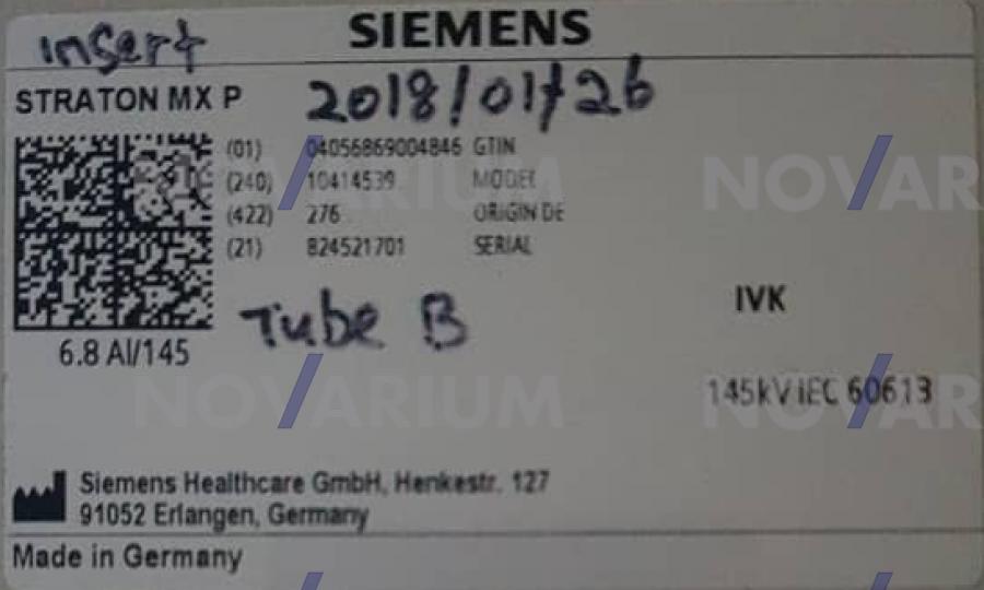 Siemens 10414539 - X-Ray Tube Straton MX-P - Somatom Definition Flash ...