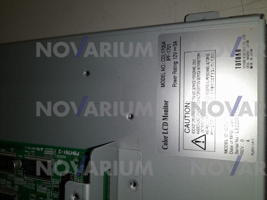 Aloka IPF-1701B - 17" LCD Monitor - Alpha 7 - Novarium